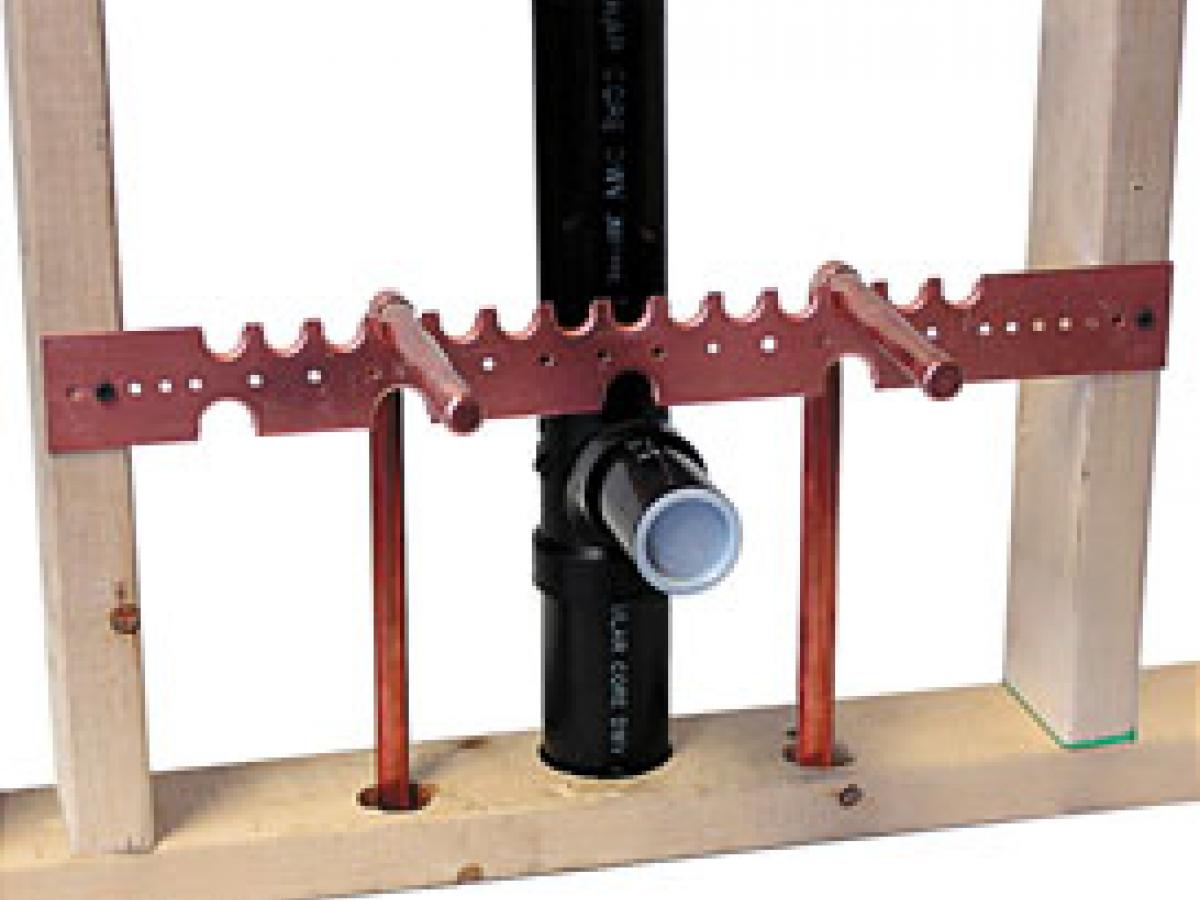 Copper-bonded Notched Flat Bracket | HoldRite
