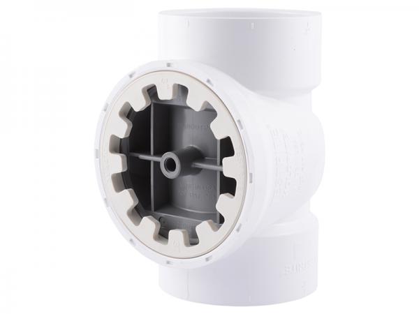 TestRite PVC Test/Cleanout Tee with Plug - DWV | HoldRite